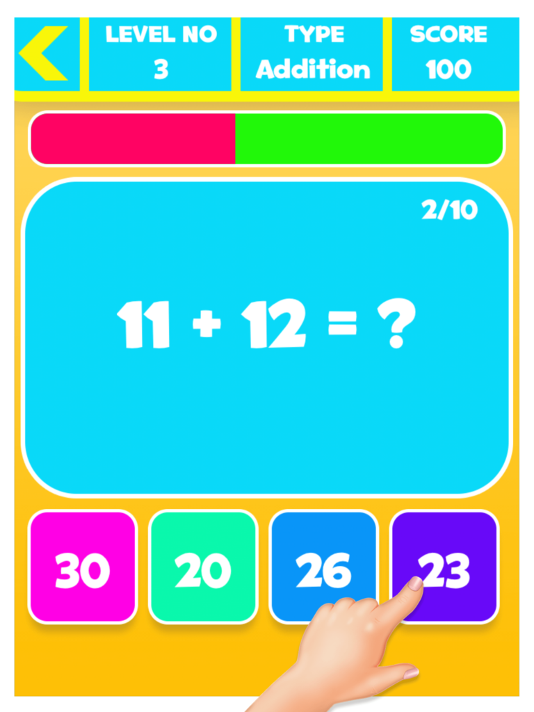 Preschool Maths Game - Speed Maths Test - mFinity InfoTech | Mobile ...